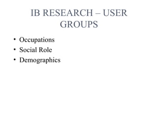 User Groups | PPT