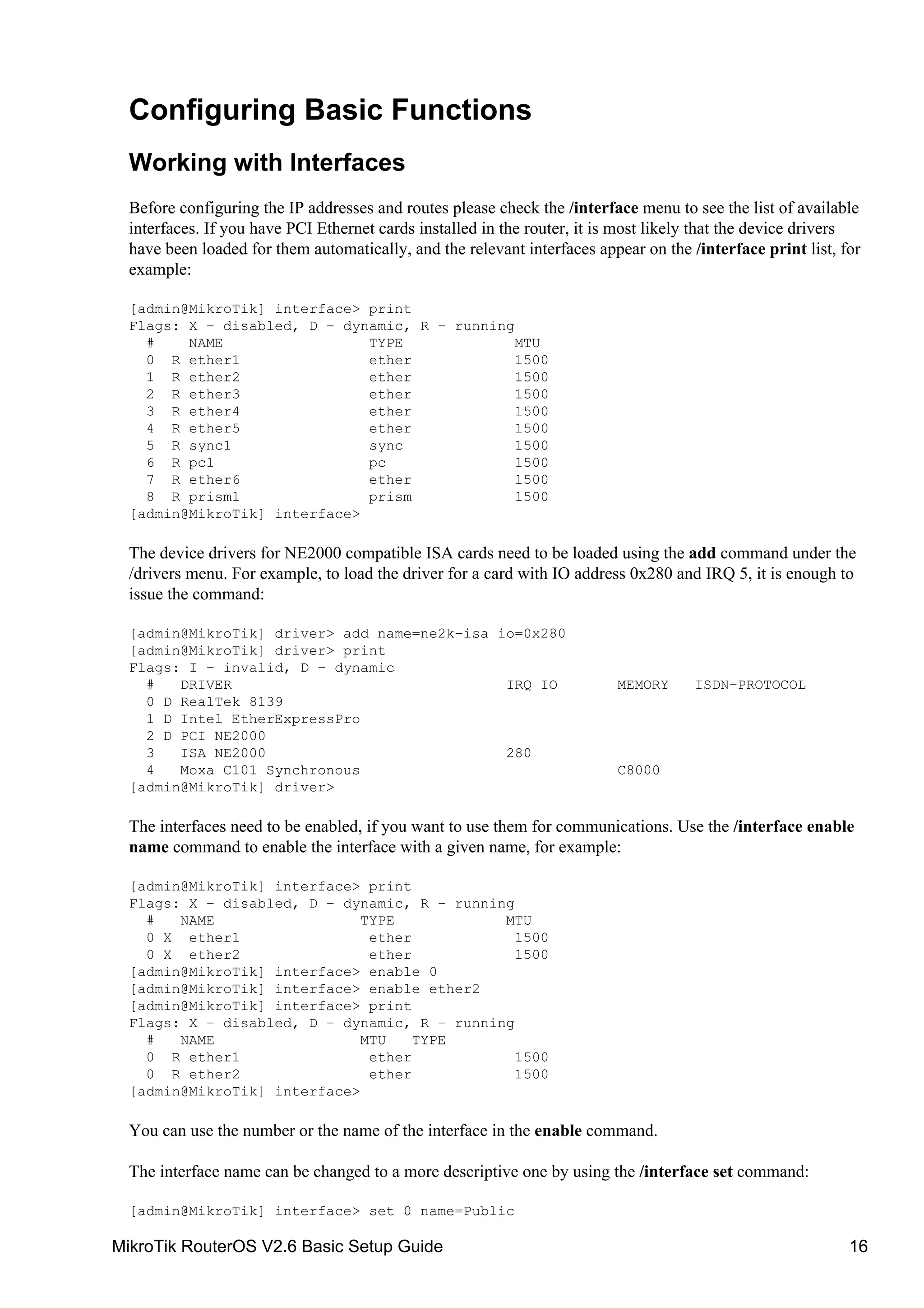 MikroTik User Guide | PDF