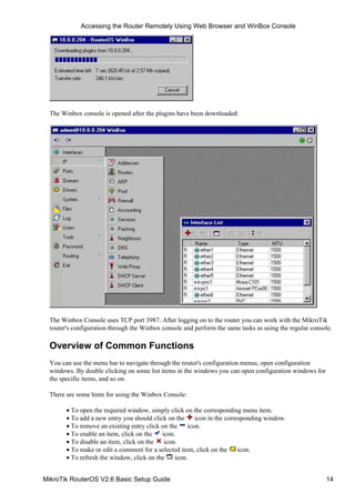 MikroTik User Guide | PDF