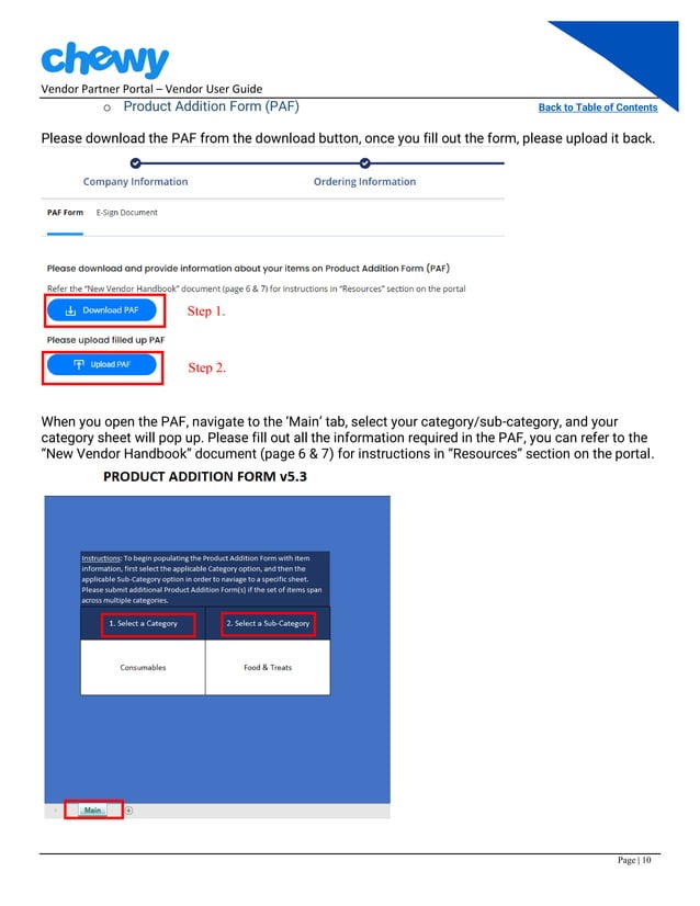 User Guide - Chewy Vendor Partner Portal - New to Chewy.pdf | Email ...