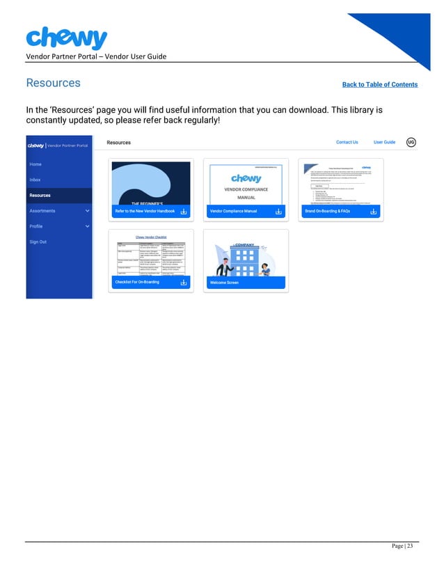 User Guide - Chewy Vendor Partner Portal - New to Chewy.pdf | Email ...