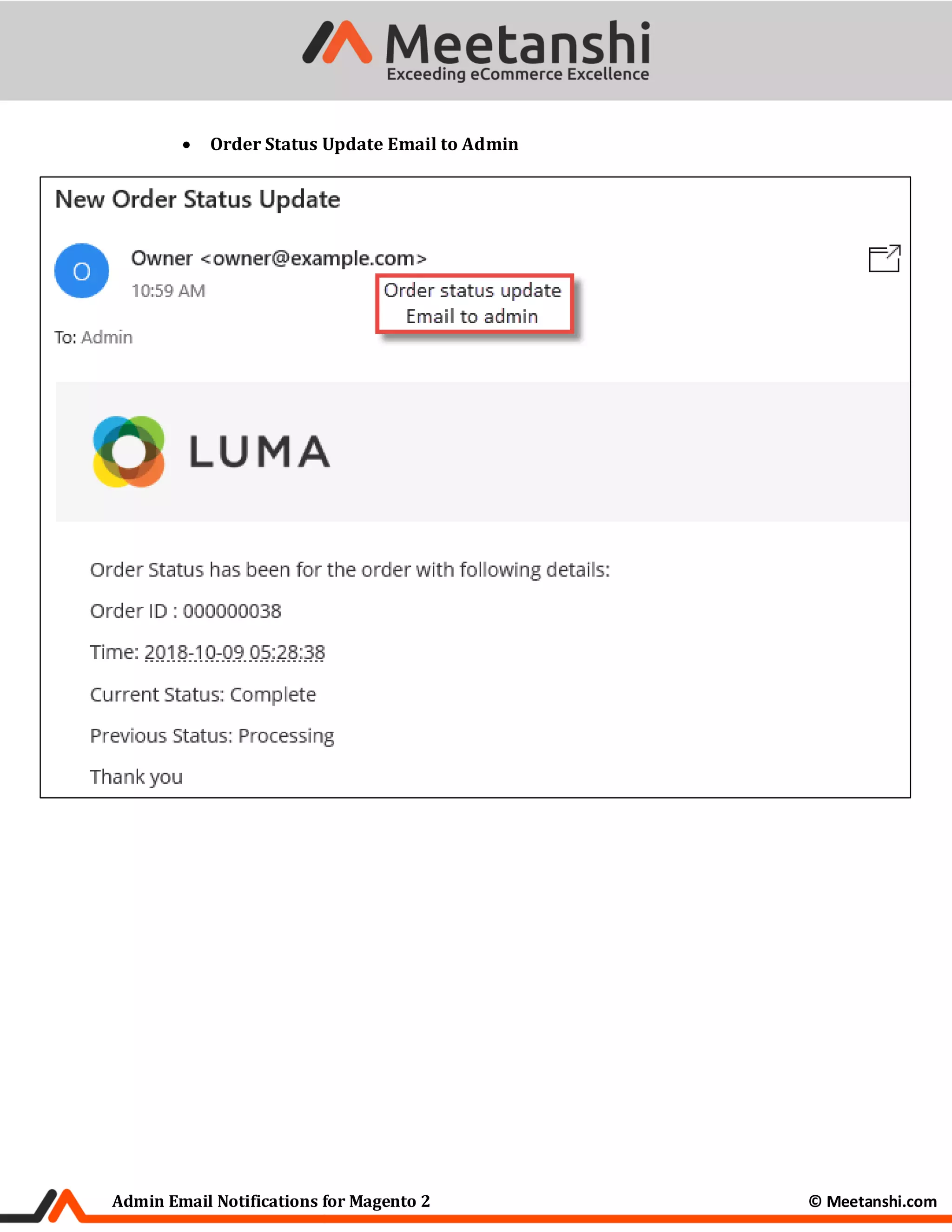 Magento 2 Admin Email Notifications | PDF