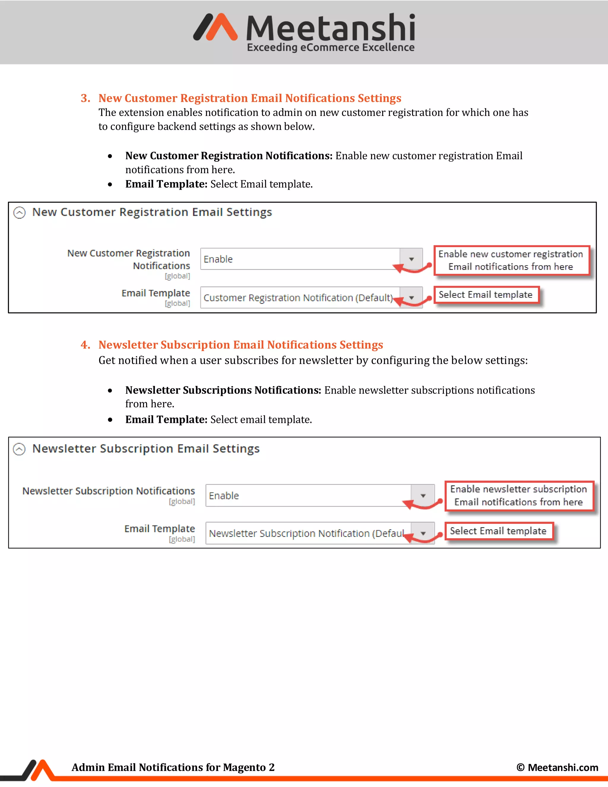 Magento 2 Admin Email Notifications | PDF