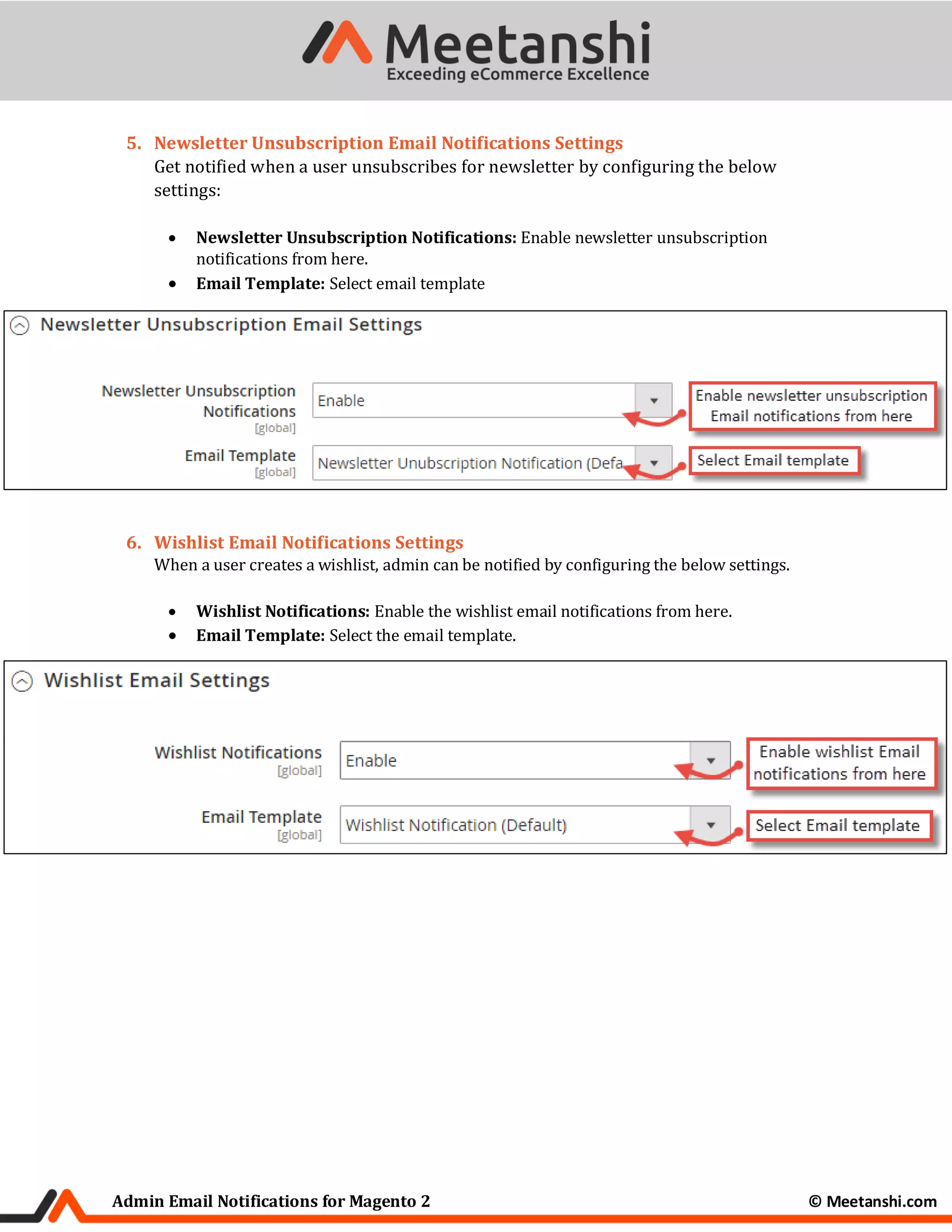 Magento 2 Admin Email Notifications | PDF