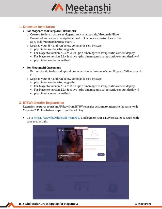 Magento 2 BTSWholesaler Dropshipping | PDF