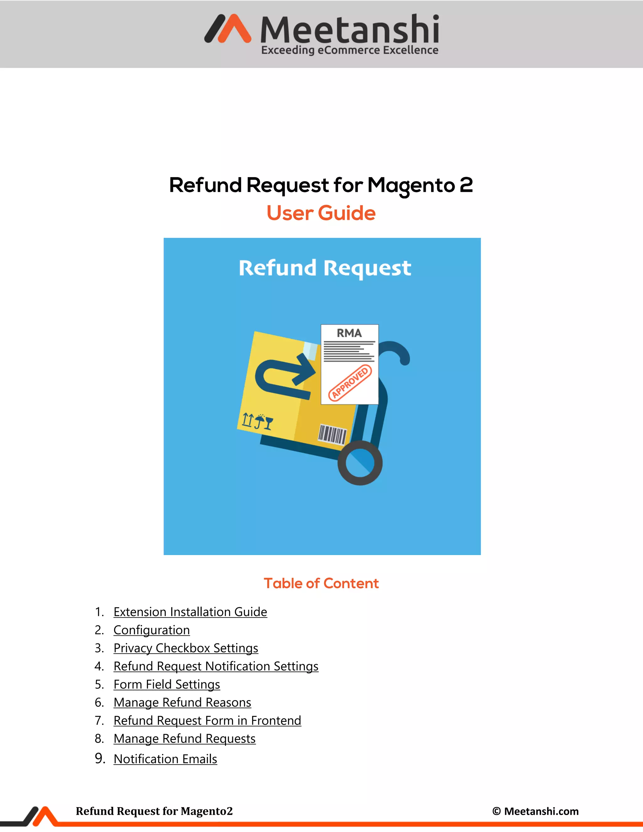 Magento 2 Refund Request | PDF