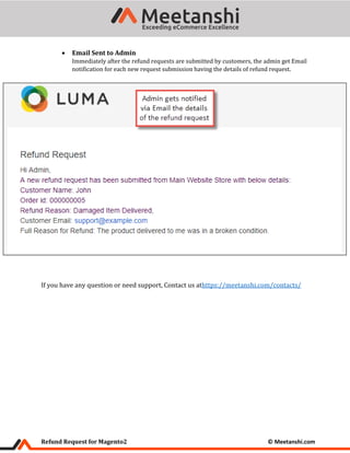 Magento 2 Refund Request | PDF