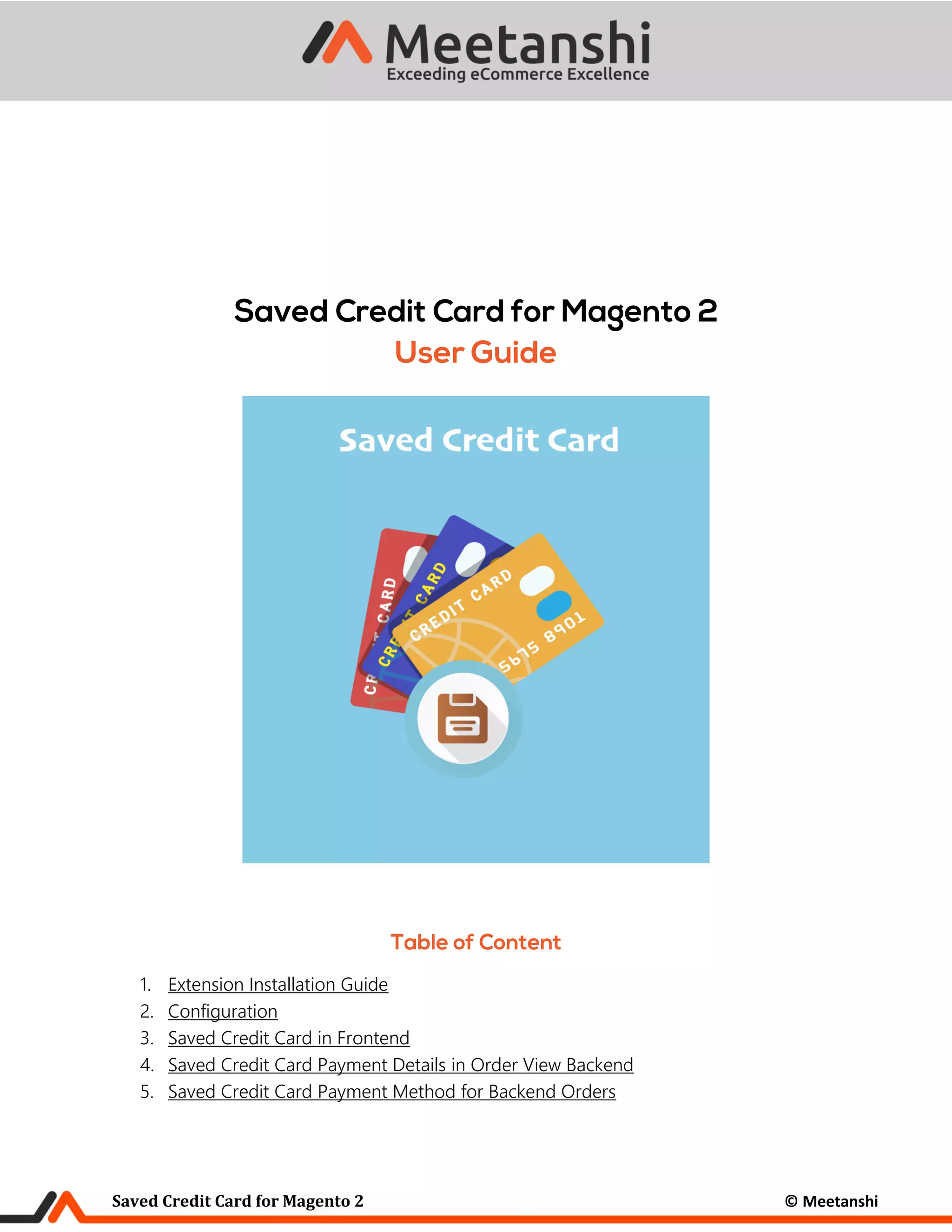 Magento 2 Saved Credit Card | PDF