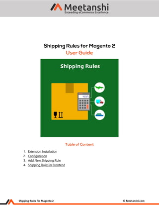 Magento 2 Shipping Rules | PDF | Technology & Computing