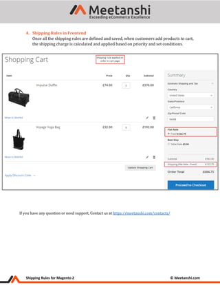 Magento 2 Shipping Rules | PDF | Technology & Computing