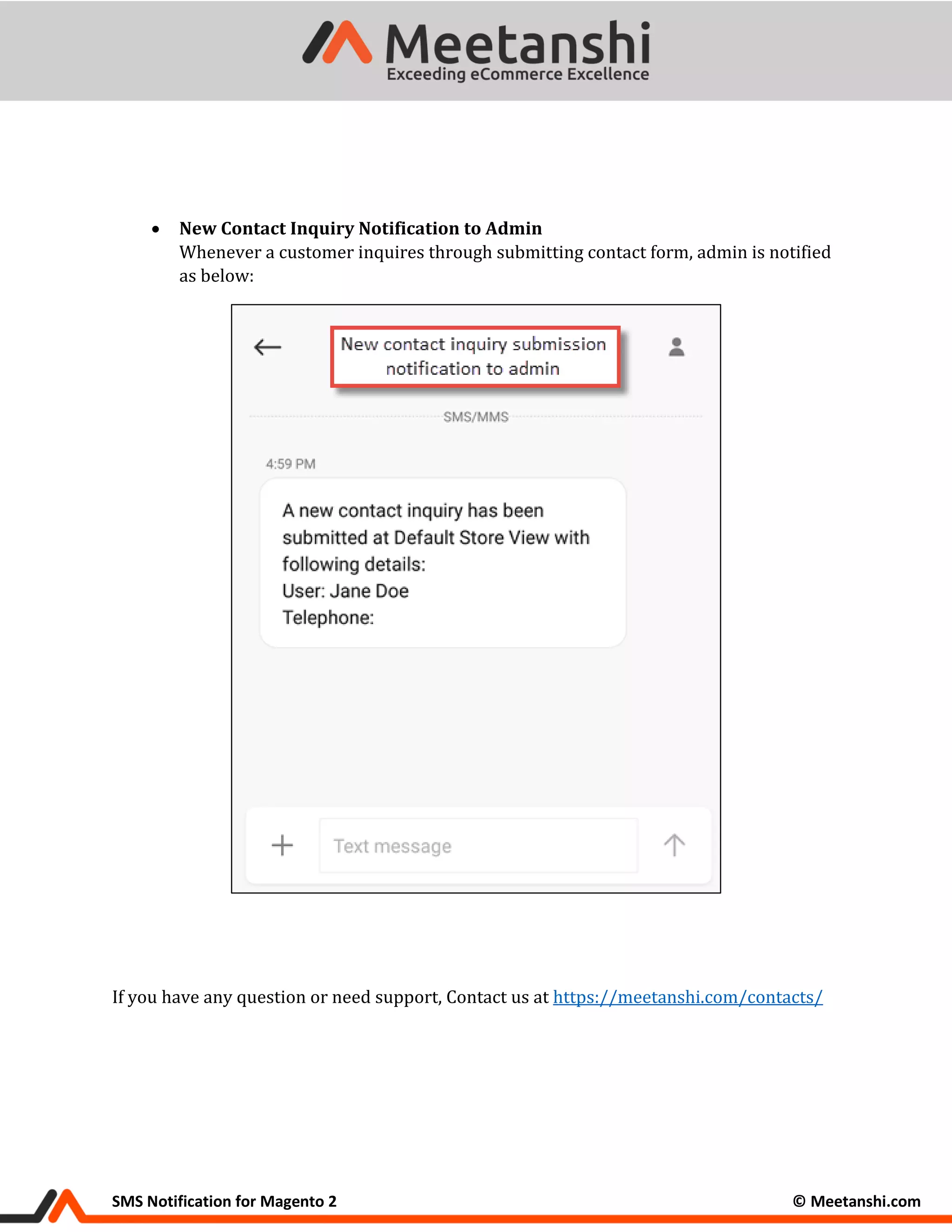 Magento 2 SMS Notification | PDF