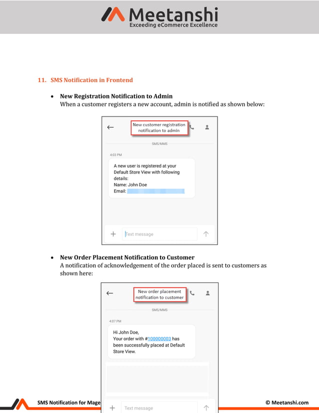 Magento 2 SMS Notification | PDF