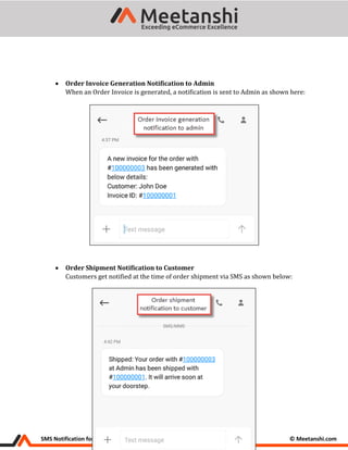 Magento 2 SMS Notification | PDF