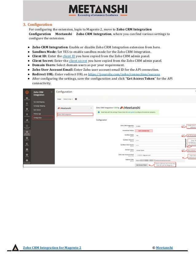 Magento 2 Zoho CRM Integration | PDF