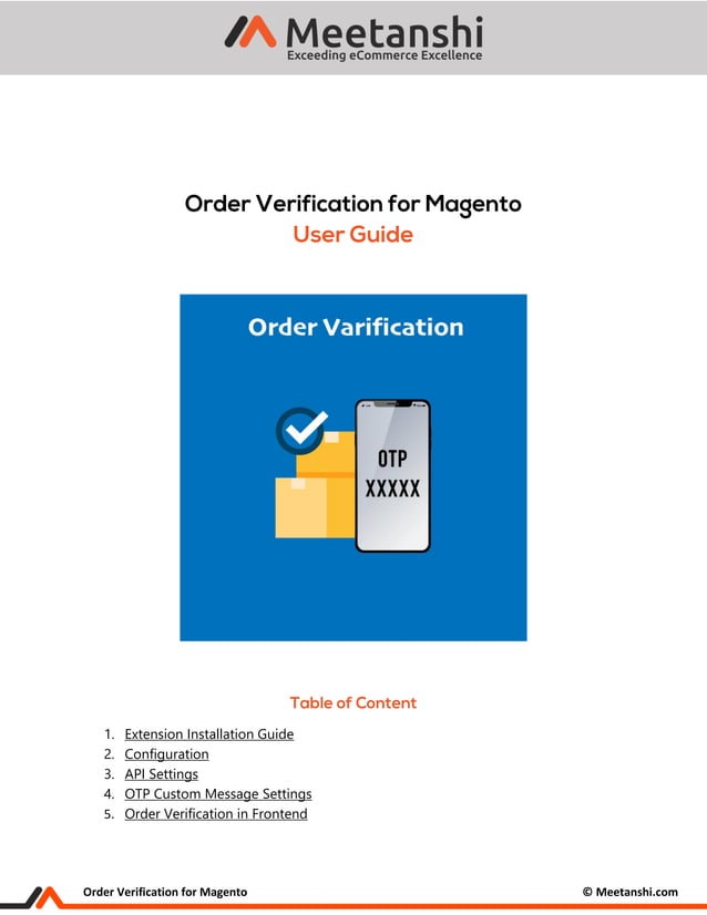 Magento Order Verification | PDF