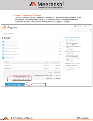 Magento Order Verification | PDF