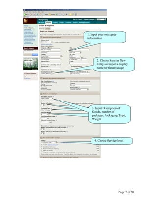 User Guide UPS Internet Shipping (PT. UPS Cardig International) | PDF