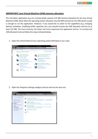 User guide - Value stream mapping simulation application part 1 (push principle) | PDF