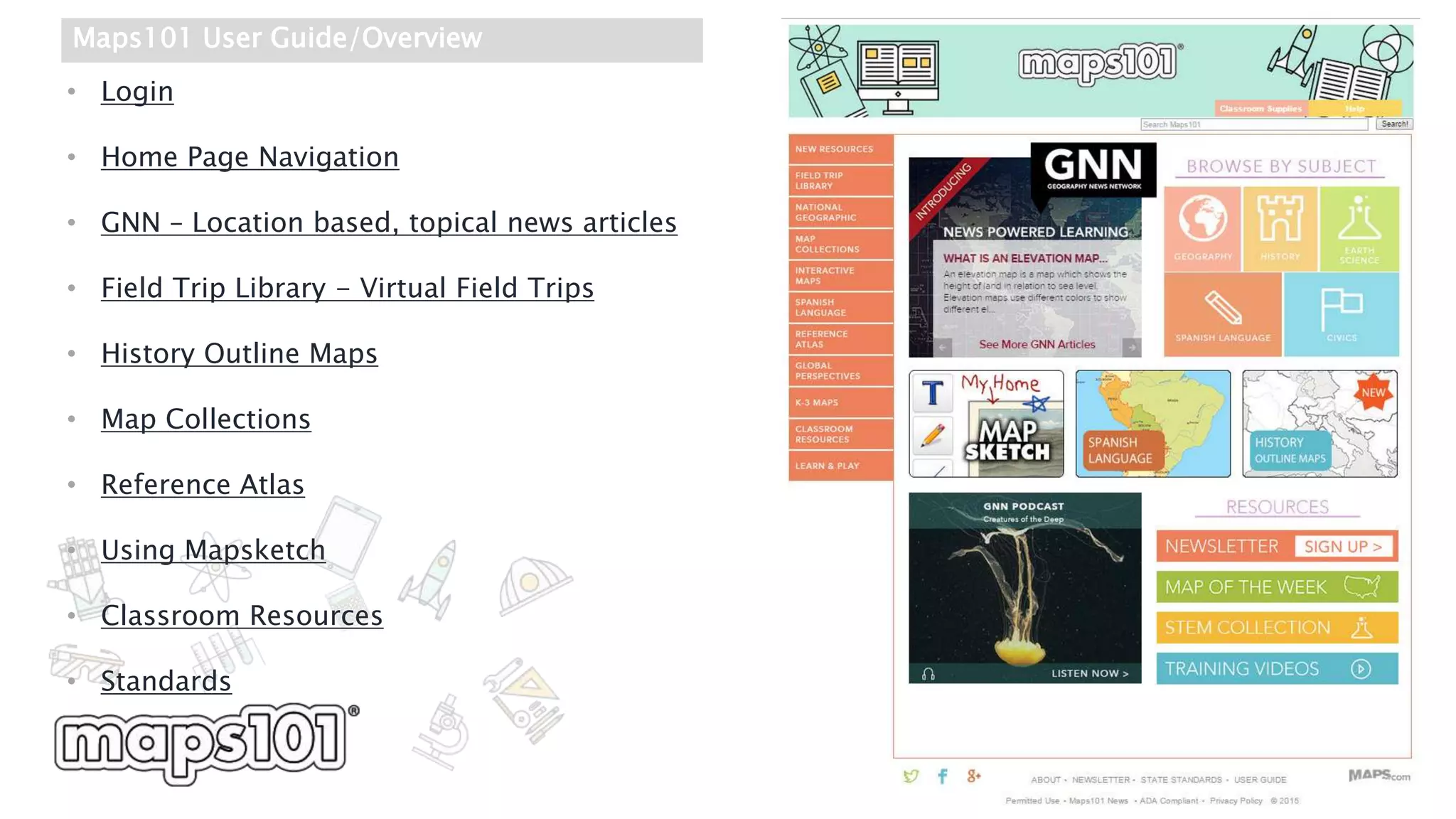 Maps101 overview introduction | PPTX