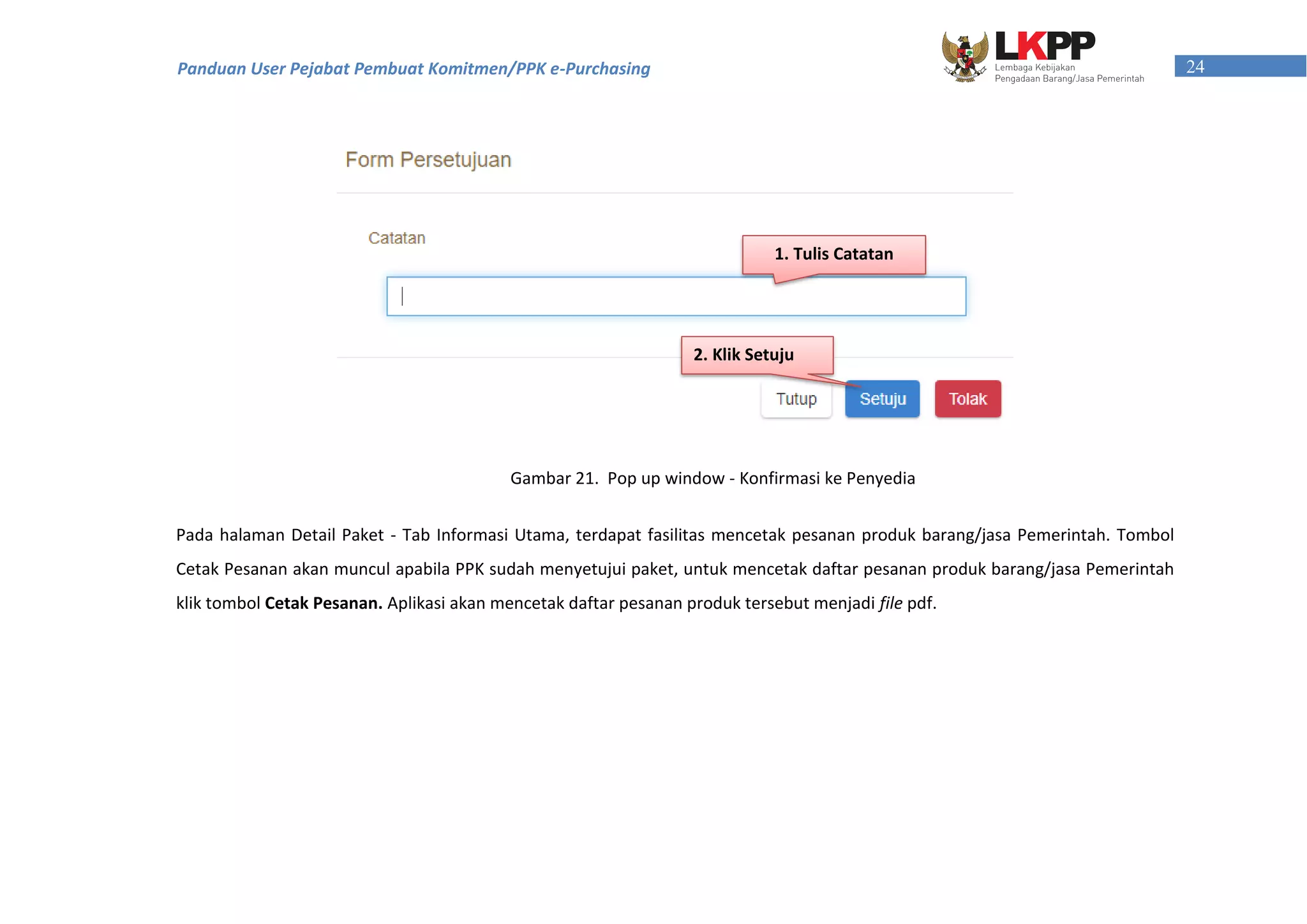 User guide e purchasing v.5 pejabat pembuat komitmen | PDF
