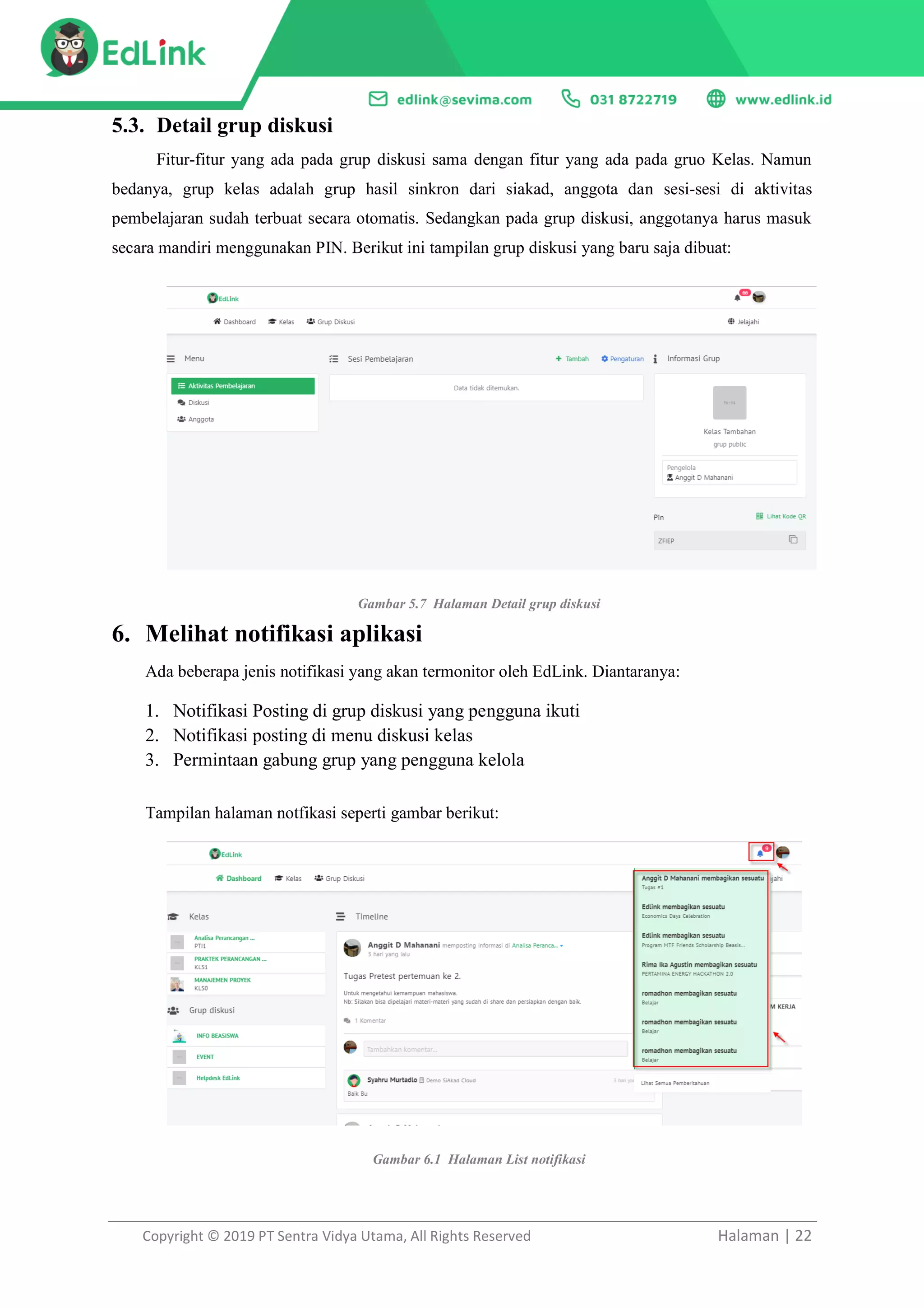User guide edlink web v.1 | PDF