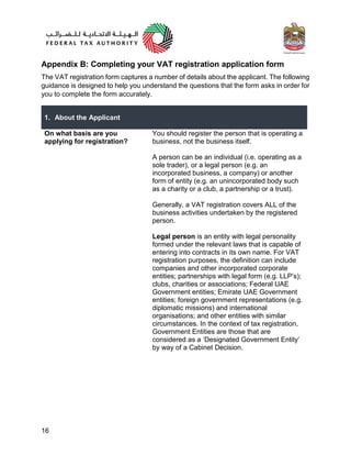 User Guide for Registration, Amendments & De-Registration for UAE VAT | PDF