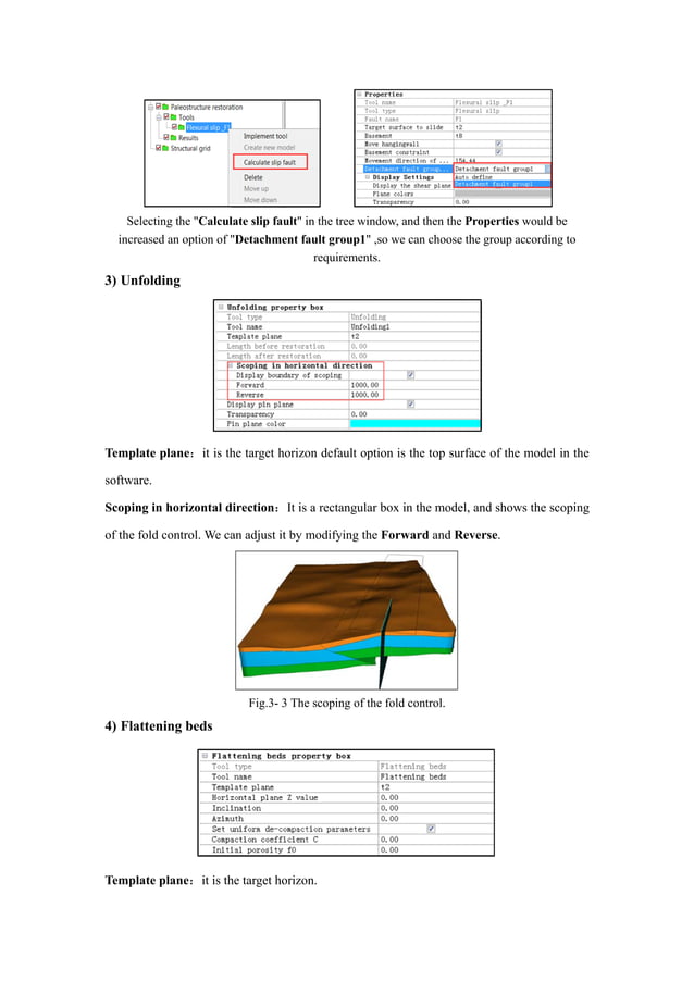 User guide of paleo-structure restoration module v2.2.0 | PDF | Geology ...