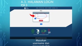User Guide PJK3 - Tata Cara PENDAFTARAN SKP AHLI - AUDITOR INTERNAL (1 ...