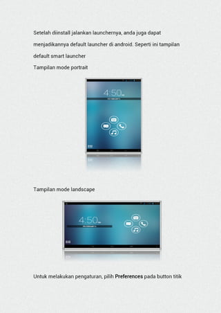 User guide smart launcher | PDF