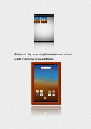 User guide ui ux mokup untuk desain user interface aplikasi android | PDF