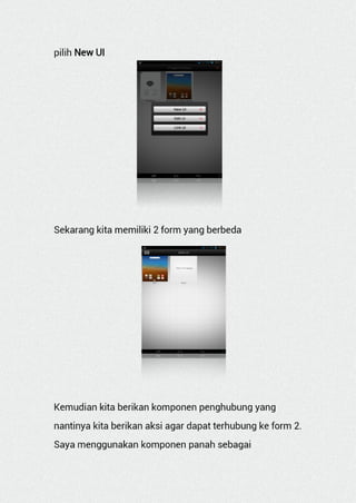 User guide ui ux mokup untuk desain user interface aplikasi android | PDF