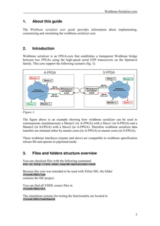 User guide wishbone serializer | PDF | Operating Systems | Computer Software and Applications