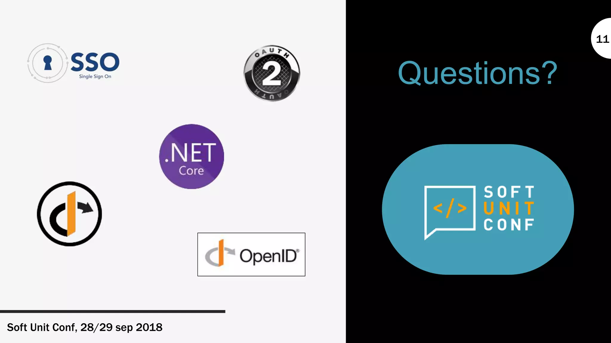 User identification and single sign on in ASP.Net Core Applications | PPTX