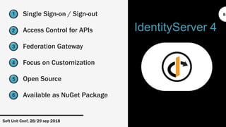 User identification and single sign on in ASP.Net Core Applications | PPTX