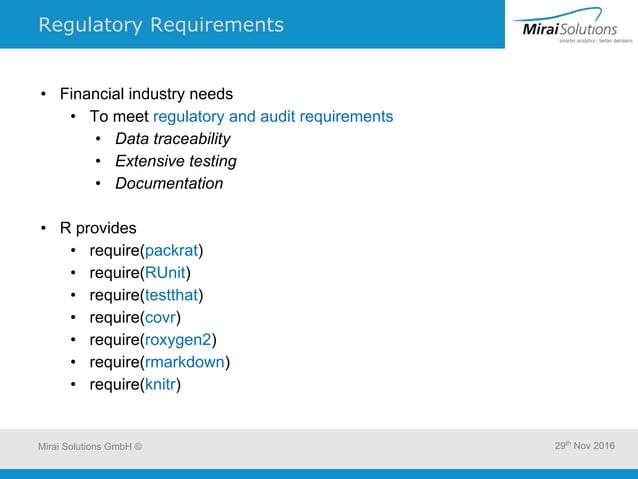How to use R in different professions: R In Finance (Speaker: Gabriel ...