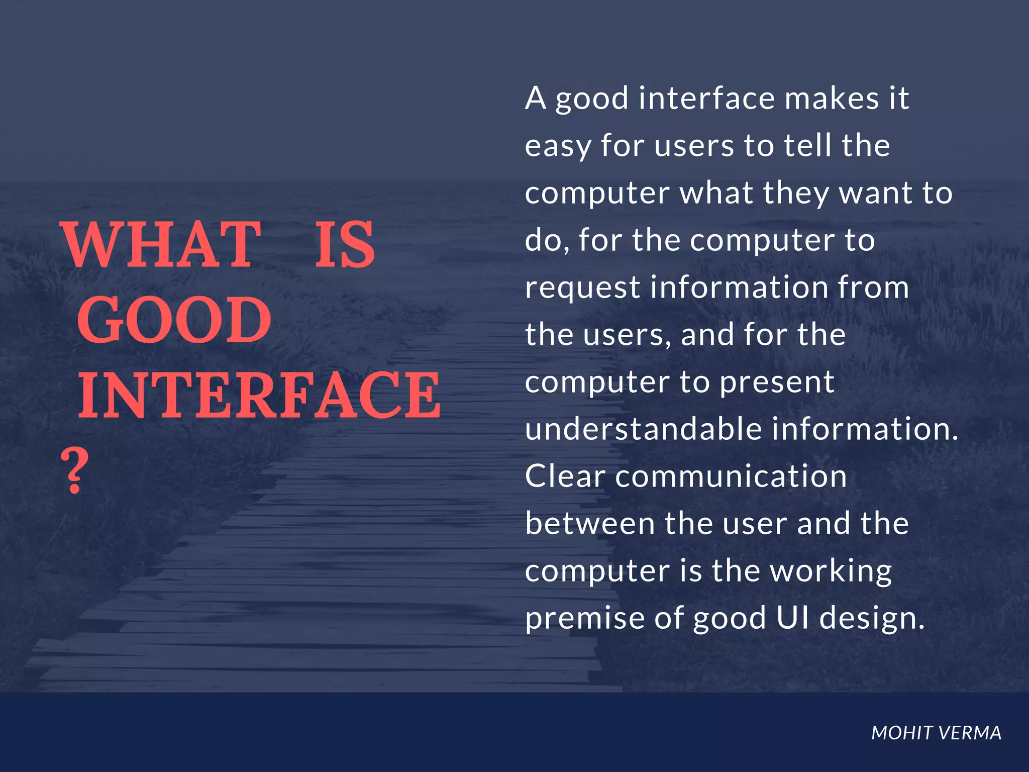 User interface - Human Computer Interaction | PPT