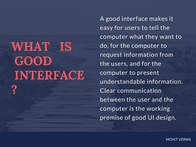 User interface - Human Computer Interaction | PPT