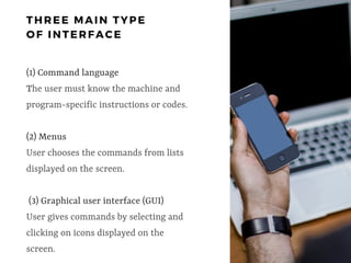 User interface - Human Computer Interaction | PPT