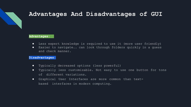 Types of User interface | PPTX | Operating Systems | Computer Software ...