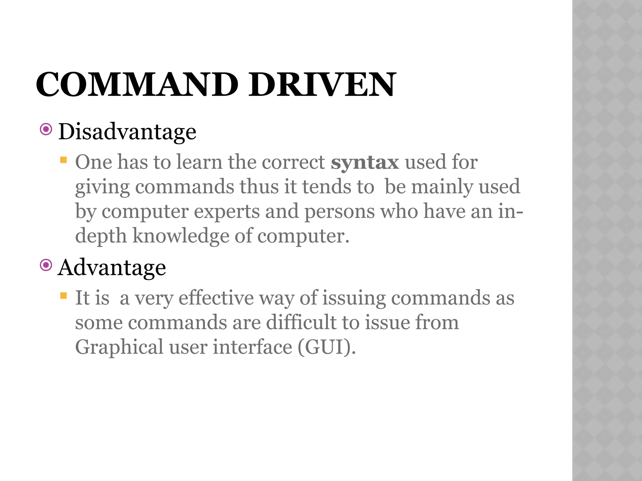 User Interface-Definition and Types of User Interaface | PPTX