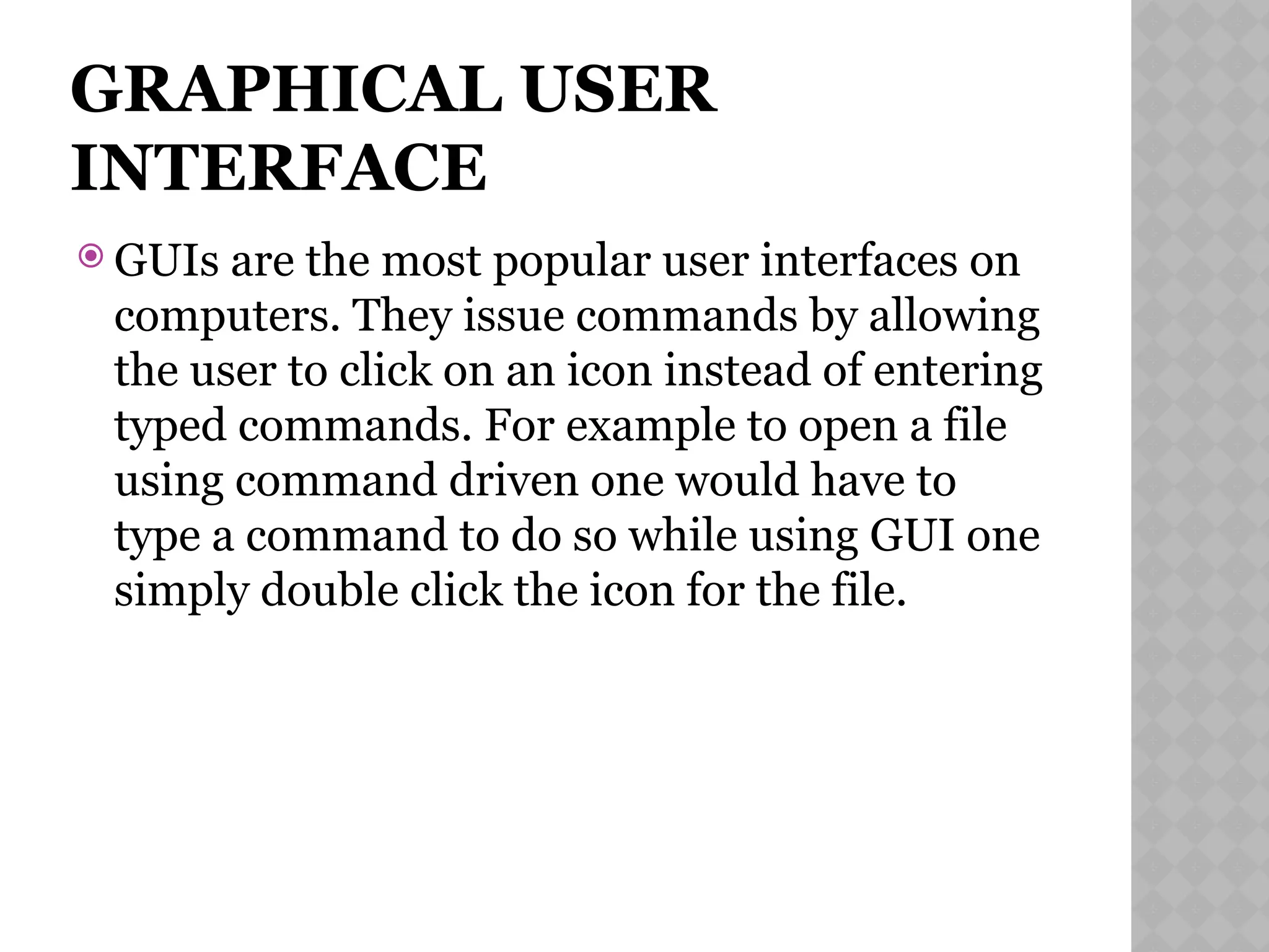 User Interface-Definition and Types of User Interaface | PPTX