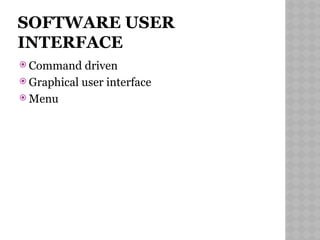 User Interface-Definition and Types of User Interaface | PPTX