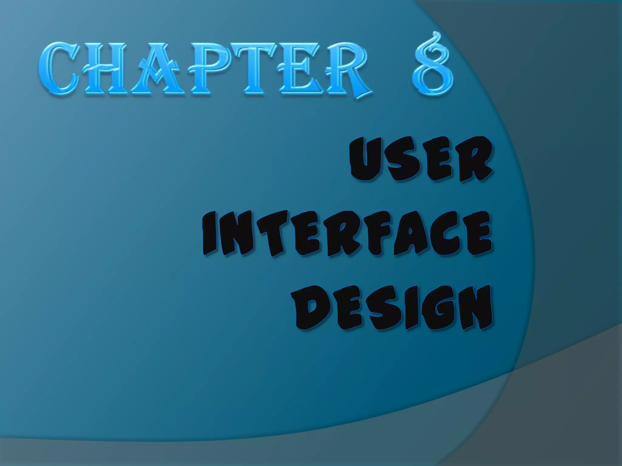 User Interface Design | PPT