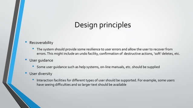 User interface design | PPTX | Operating Systems | Computer Software and Applications