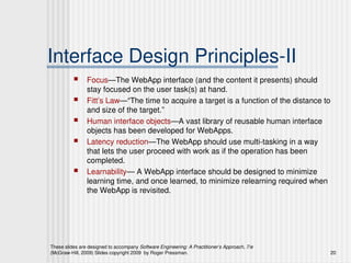 user interface design.ppt in software engineering | PPT