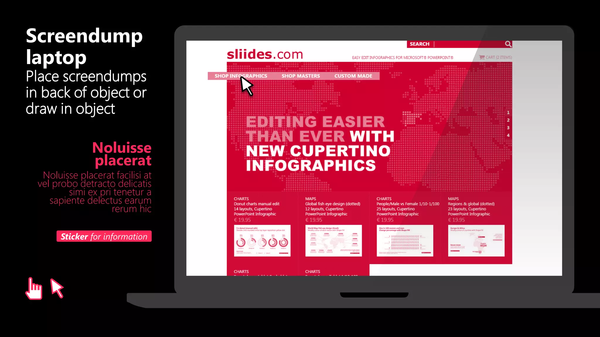 PowerPoint user interface design for smartphone tablet laptop | PPT