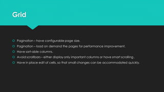 User interface elements considerations | PDF
