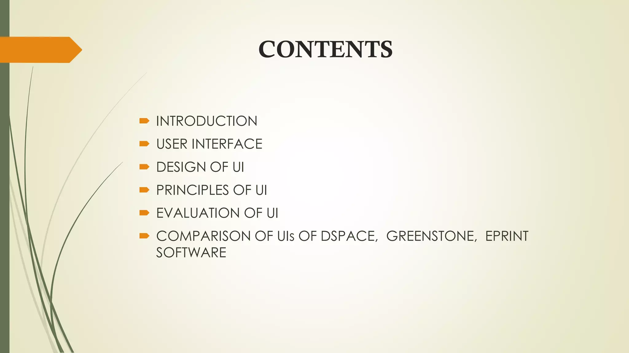 User interface of digital library software | PDF