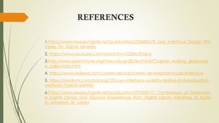 User interface of digital library software | PDF