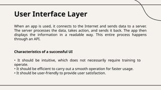 Human Computer Interaction: User Interface Layer | PPT